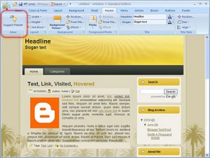 How to install free xml blogger template