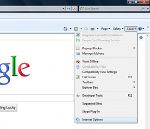 How to view temporary internet files in internet explorer