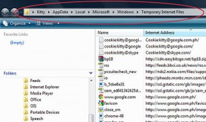 How to view temporary internet files in internet explorer