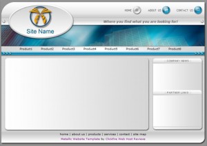 How to create a Website fast by using templates