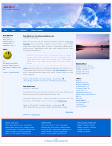 How to install free xml blogger template