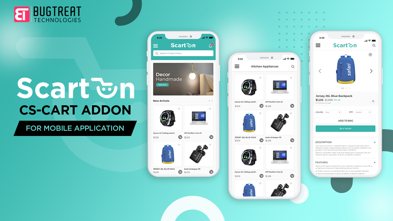 Sell your Products from Mobile through Scarton Cs cart Mobile App