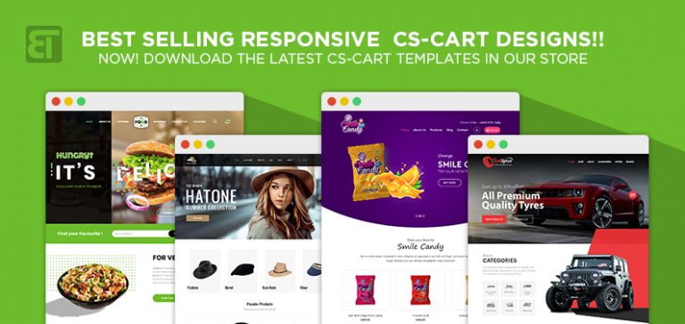 Best Selling Responsive Cs-cart Templates from Bugtreat Technologies
